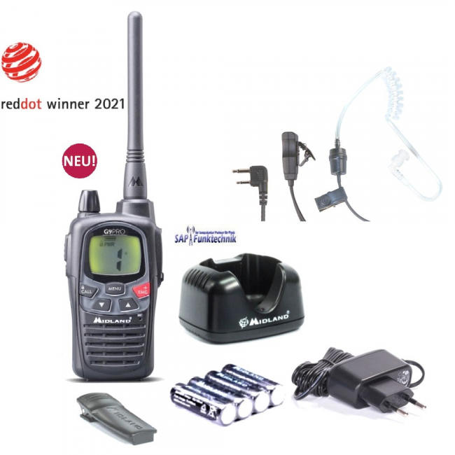 SAP-Funktechnik Online Store - Midland G9 Pro Set inkl. AE 31 C2L ...