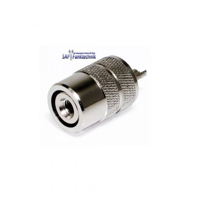 SAP-Funktechnik Online Store - PL259, HF-Stecker, für RG-58 Kabel